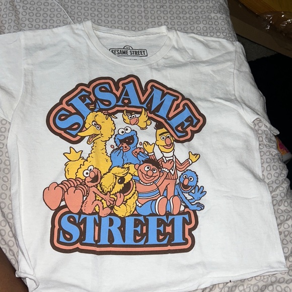 Tops | Sesame Street Crop Top | Poshmark